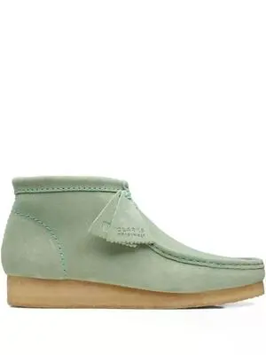 Clarks Wallabee Round-toe Boots - Green