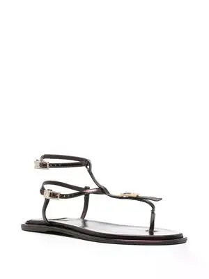 LE SILLA Leather Thong Sandals
