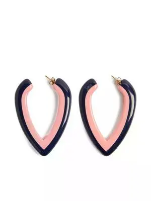 La DoubleJ Dew Earrings - Pink