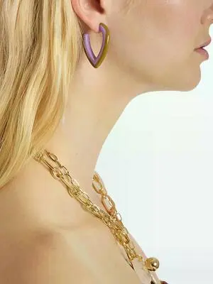 La DoubleJ Mini Dew Earrings - Purple