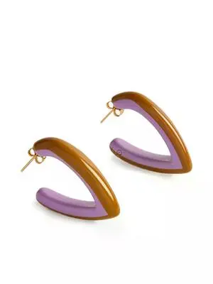 La DoubleJ Mini Dew Earrings - Purple