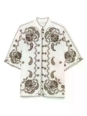 Zimmermann Ascension Button-down Shirt - Neutrals