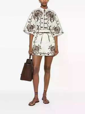Zimmermann Ascension Button-down Shirt - Neutrals