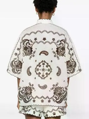 Zimmermann Ascension Button-down Shirt - Neutrals