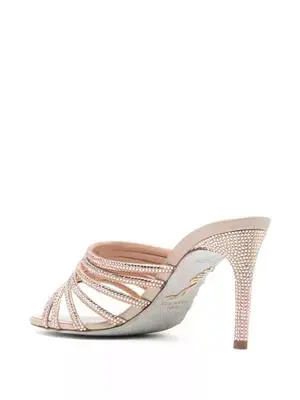 Rene Caovilla 80mm Crystal-embellished Sandals