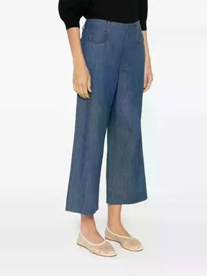 Max Mara Logo-patch Trousers