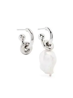 JUSTINE CLENQUET Laurie Earrings - Silver