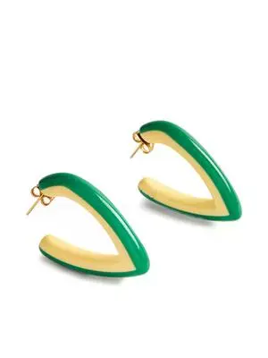 La DoubleJ Mini Dew Earrings - Green