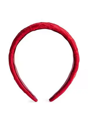 La DoubleJ Floral-jacquard Headband - Red