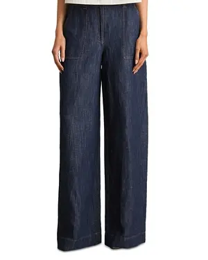 Reiss Raw Hem Trousers