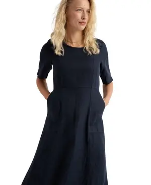 SEASALT CORNWALL Grass Wave Midi Dress