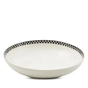 MACKENZIE-CHILDS Courtly Check Everyday Serving Bowl - Black