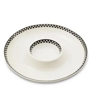 MACKENZIE-CHILDS Courtly Check Everyday Chip & Dip