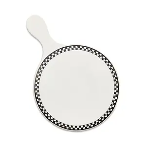 MACKENZIE-CHILDS Courtly Check Everyday Cheese Board - Black