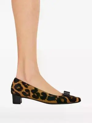FERRAGAMO 30mm Iconic Bow Pumps