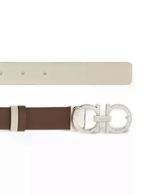FERRAGAMO Reversible Adjustable Gancini Belt