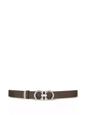 FERRAGAMO Reversible Adjustable Gancini Belt
