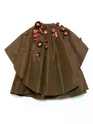 Biyan Embellished Taffeta Blouse