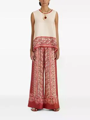 La DoubleJ Silk Palazzo Pants