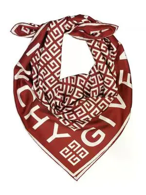Givenchy 4g-print Scarf - Red