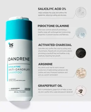 DS LABORATORIES Dandrene Exfoliating Anti-dandruff Shampoo