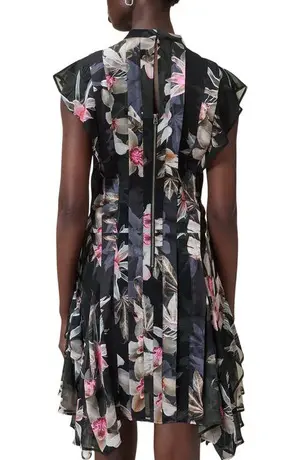 ALLSAINTS Fleur Handkerchief Hem Dress