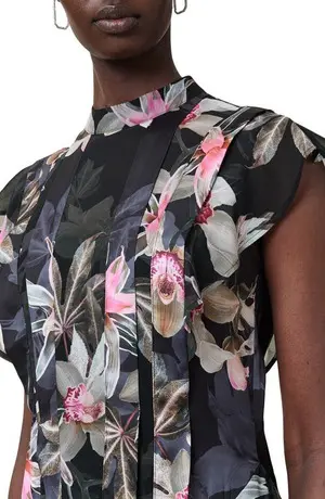 ALLSAINTS Fleur Handkerchief Hem Dress
