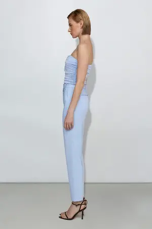 ET OCHS Talia Strapless Ruched Top With Cutout