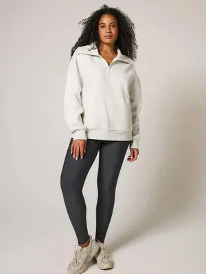 LOVALL Oversized 1/4 Zip Sweatshirt