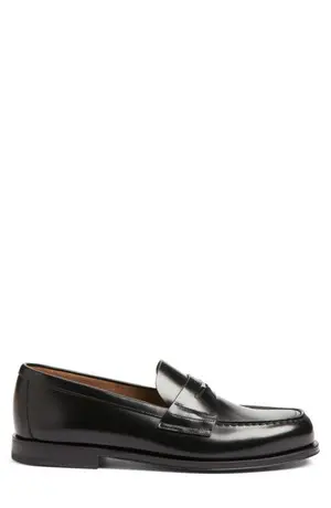 Prada Logo Penny Loafer - Nero