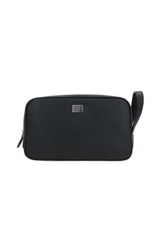 Dolce & Gabbana Grained Leather Beauty Case - Black