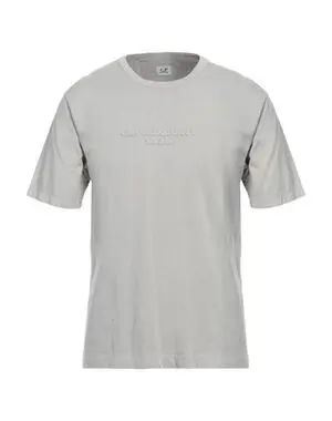 C.P. COMPANY C. P. Company Man T-shirt Light Green Size Xs Cotton Grey