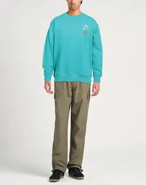 NORTH SAILS Cotton Crewneck Sweatshirt - Turquoise