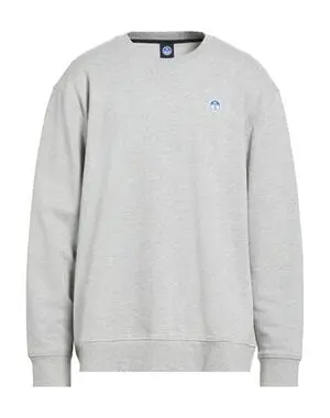 NORTH SAILS Cotton Crewneck Sweatshirt Light Grey