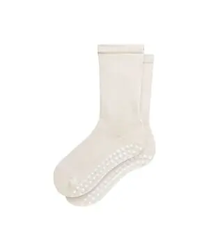 Lululemon Find Your Balance Grip Crew Socks - Light Ivory