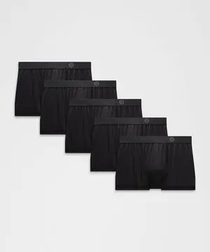 Lululemon Always In Motion Boxer Brief 3 - Black/black/black/black/black