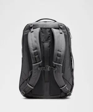 Lululemon Triple Zip Backpack 28l - Black/graphite Grey