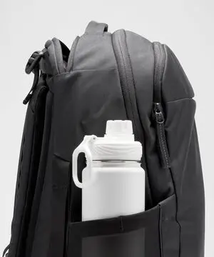 Lululemon Triple Zip Backpack 28l - Black/graphite Grey