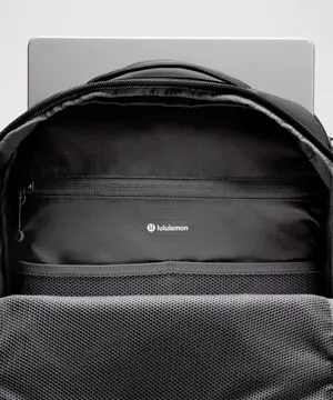 Lululemon Triple Zip Backpack 28l - Black/graphite Grey