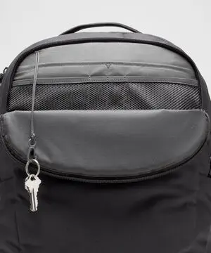 Lululemon Triple Zip Backpack 28l - Black/graphite Grey