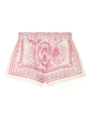 Versace Underwater Barocco Cover-up Shorts