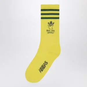 ADIDAS X BRAIN DEAD Logo Socks - Yellow