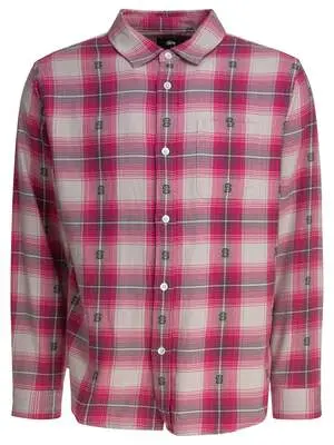 StÜssy Motif Plaid Shirt - Pink