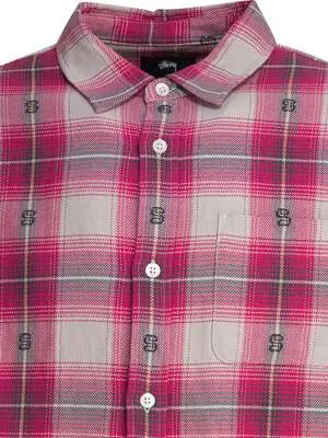 StÜssy Motif Plaid Shirt - Pink