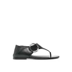 Saint Laurent Round Toe Sandals For Women