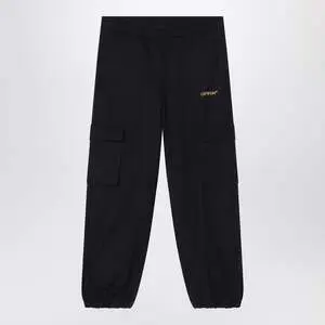 Off White Jogging Trousers With Logo