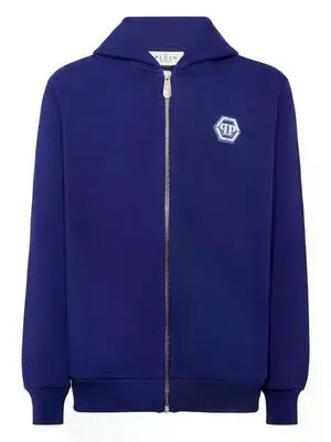 Philipp Plein Zip-up Hoodie - Blue