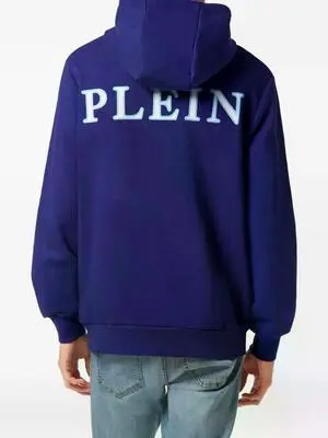 Philipp Plein Zip-up Hoodie - Blue