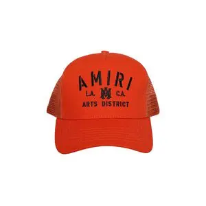 Amiri Stencil Trucker Cap - Orange