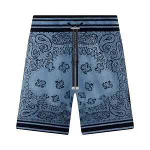 Amiri Bandana Basketball Shorts - Blue